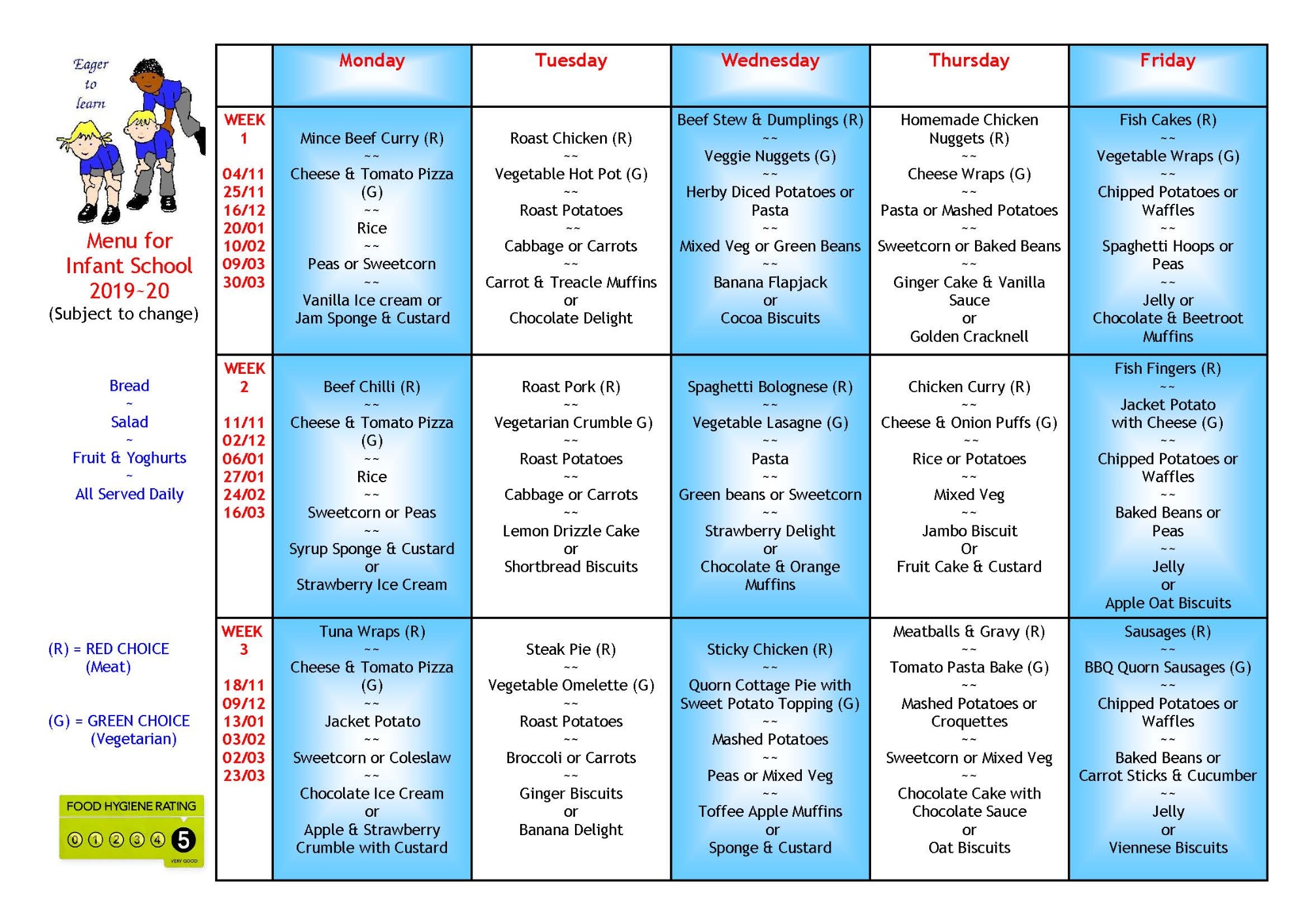 Northern Parade Federated Schools - Useful Information